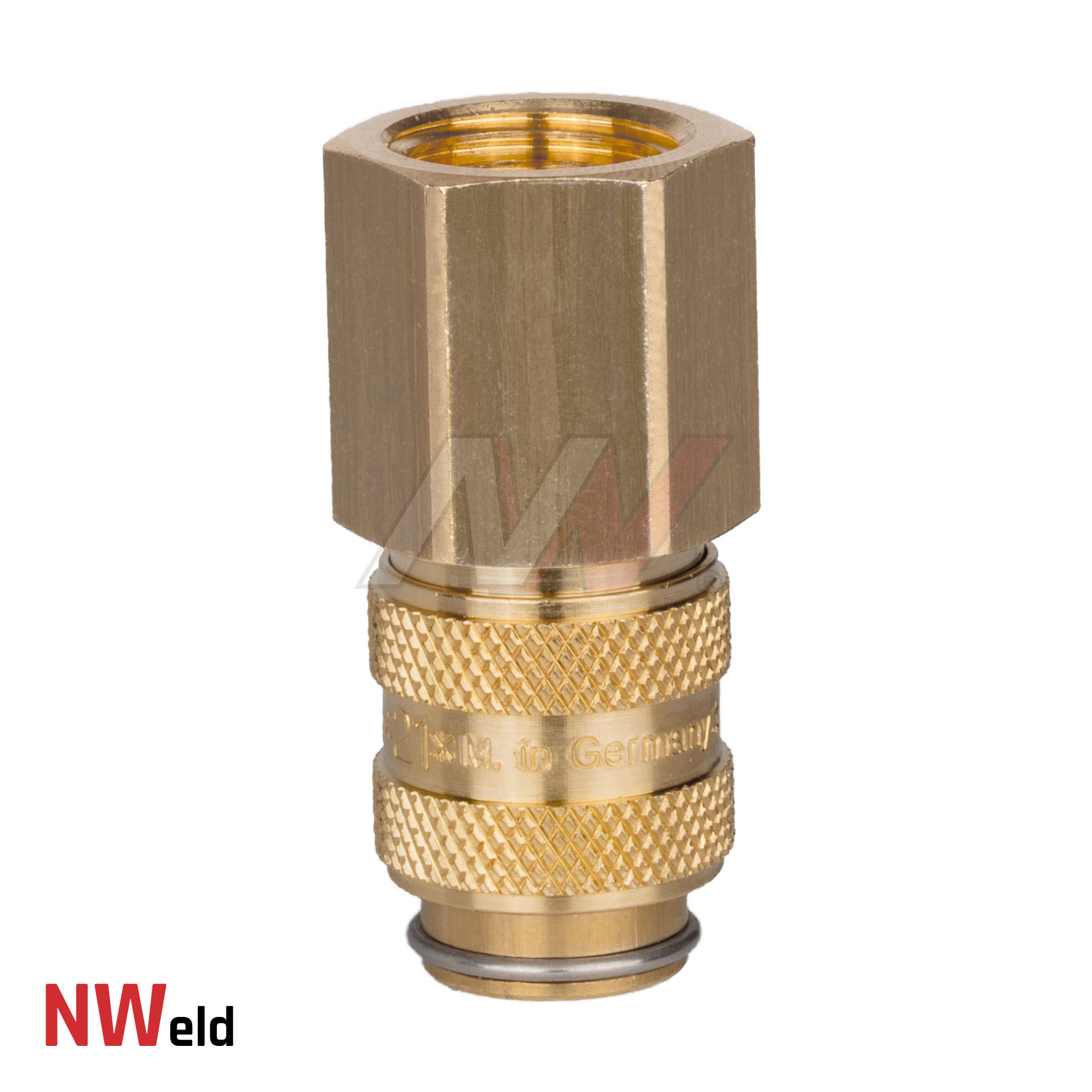 Female quick coupler with cap TYPE21 1/4” - NWELD