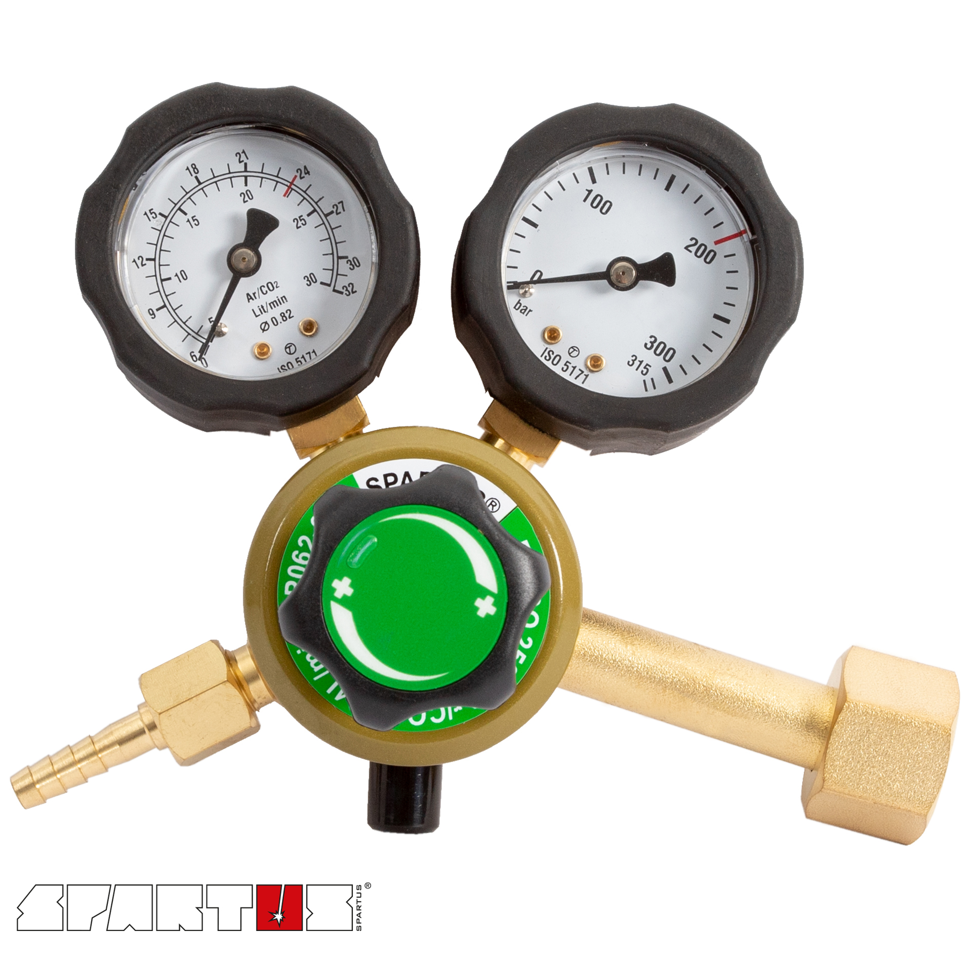 ArCO2 gas regulator 1/4" RH - NWELD