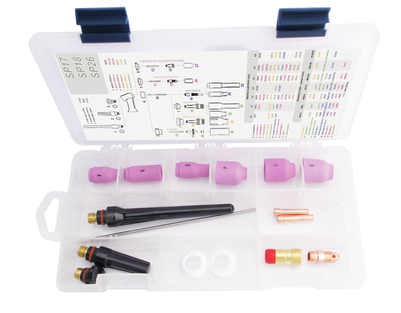 TIG BOX short version 17/18/26 - set for 3.2mm electrode - NWELD