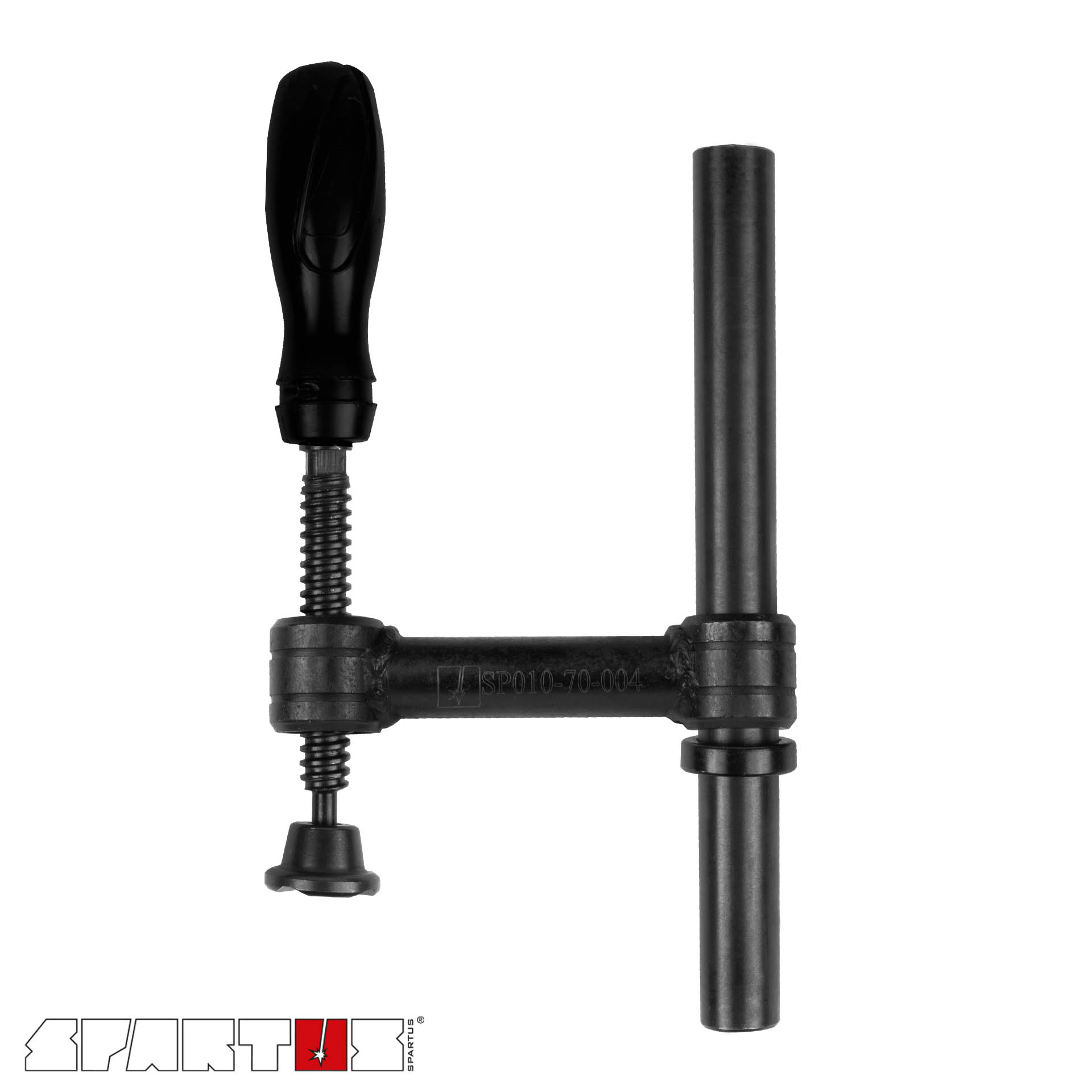 Compensating screw type clamping with swivel handle 300x150 - NWELD