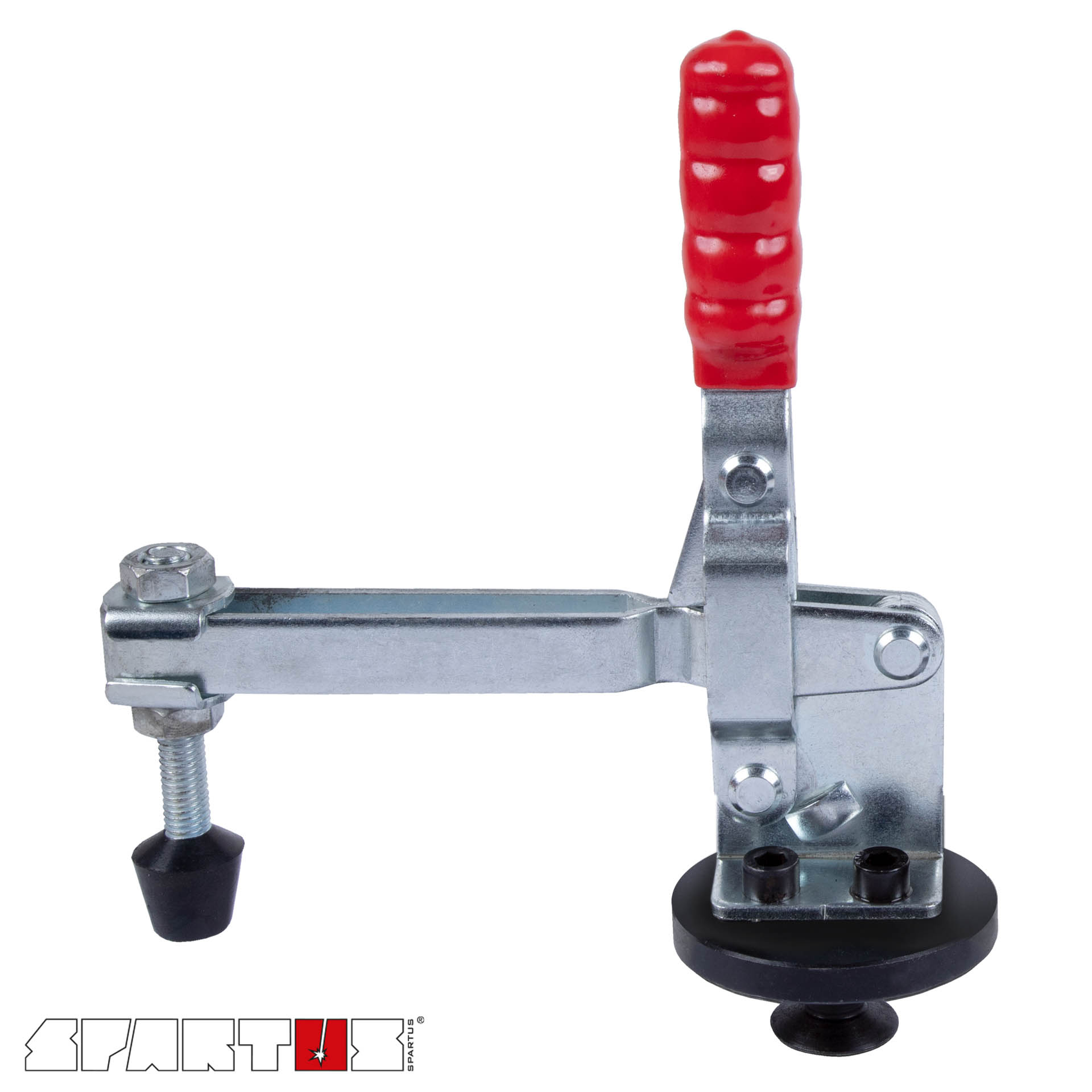 Vertical toggle clamp with round block 200x100x50 - NWELD