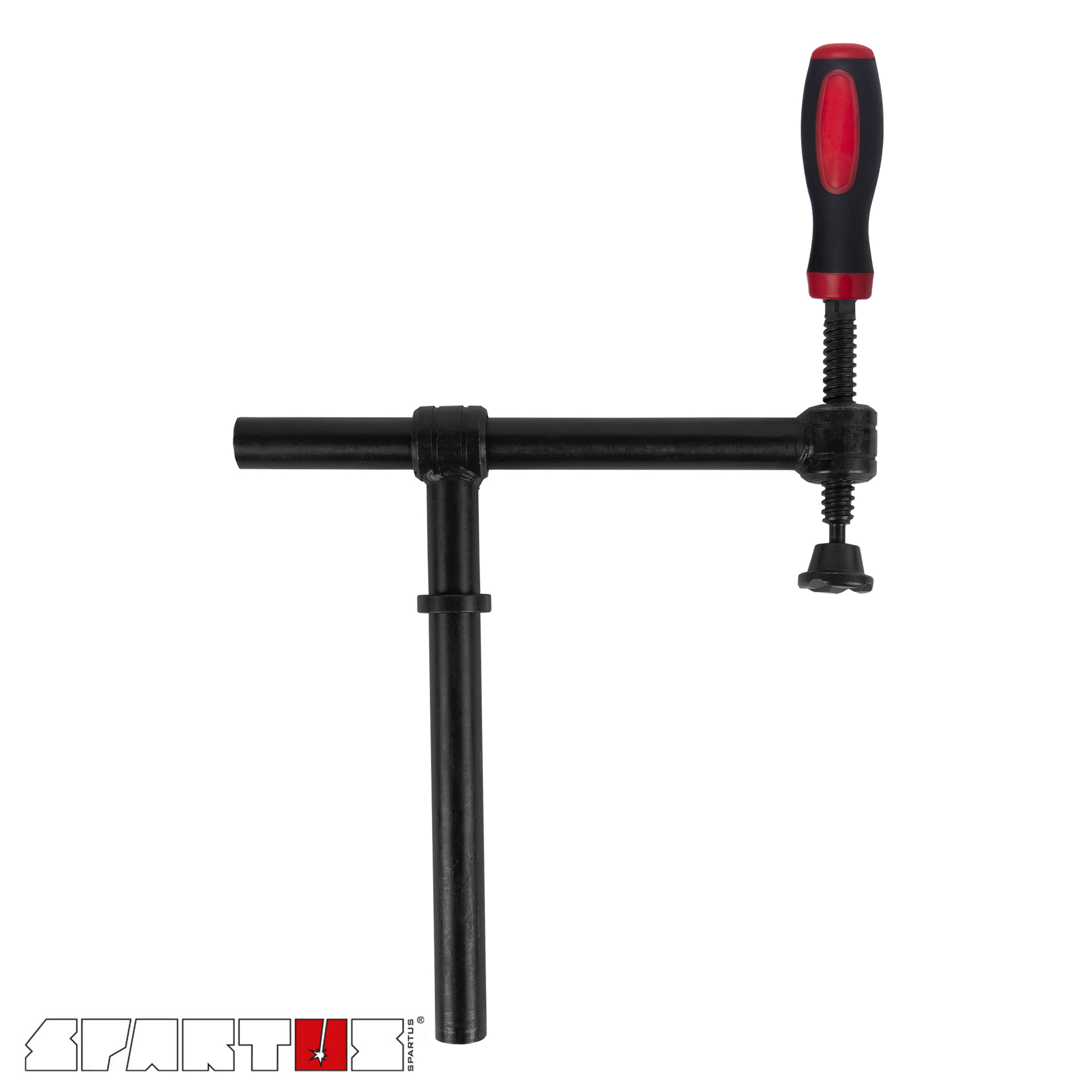 Compensating screw type clamping with steel handle 300x300 180deg - NWELD