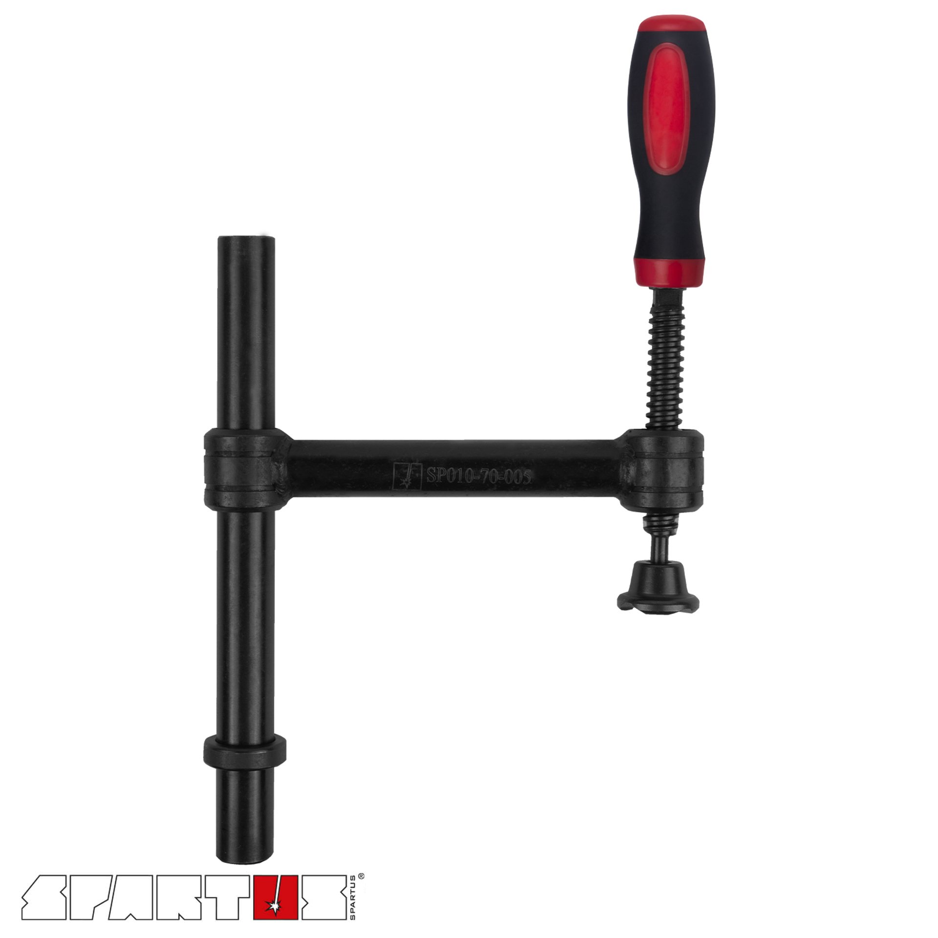 Compensating screw type clamping with handle 300x200 - NWELD