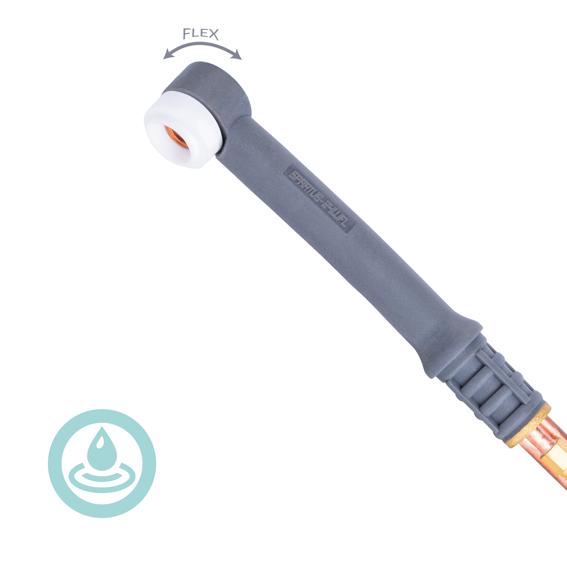 Torch body SP24WFL flex L=95mm (liquid) - NWELD