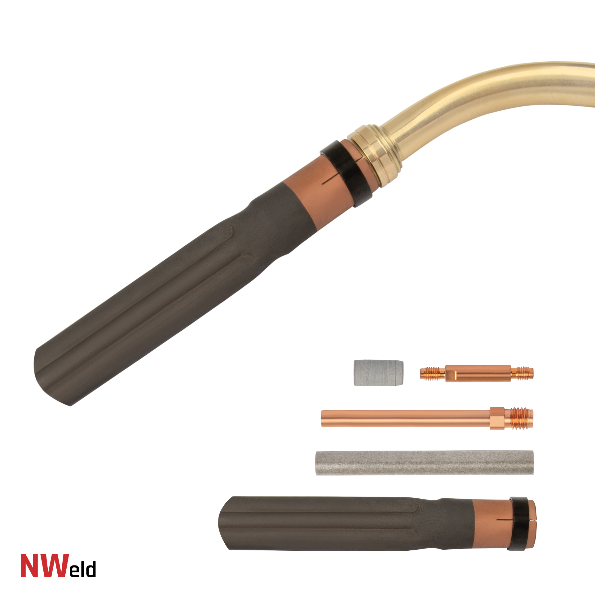 Narrow gap welding set NG90 Nozzle 1.2 [L=148mm] - NWELD