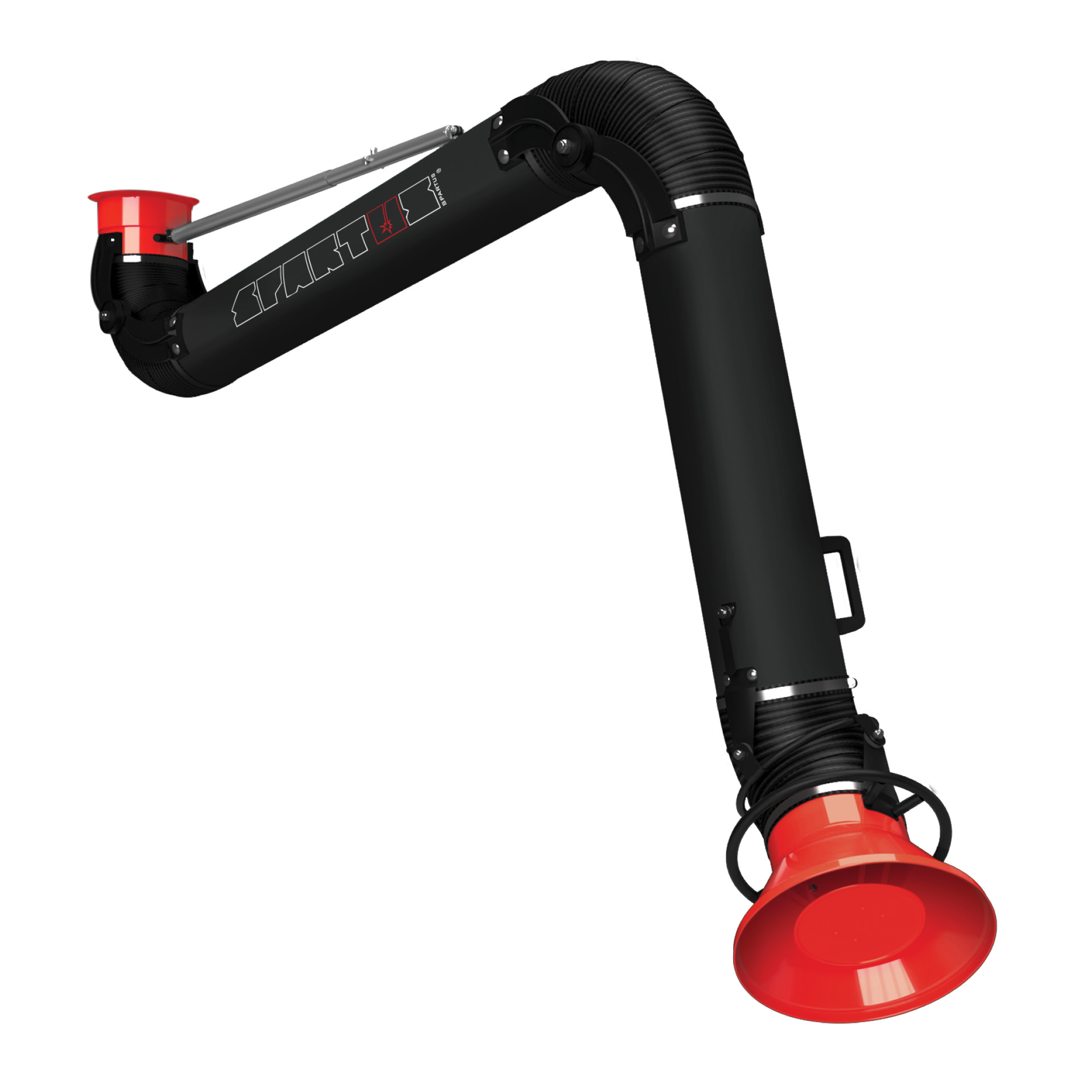 Vortex 160 extraction arm - 2m, hanging model - NWELD